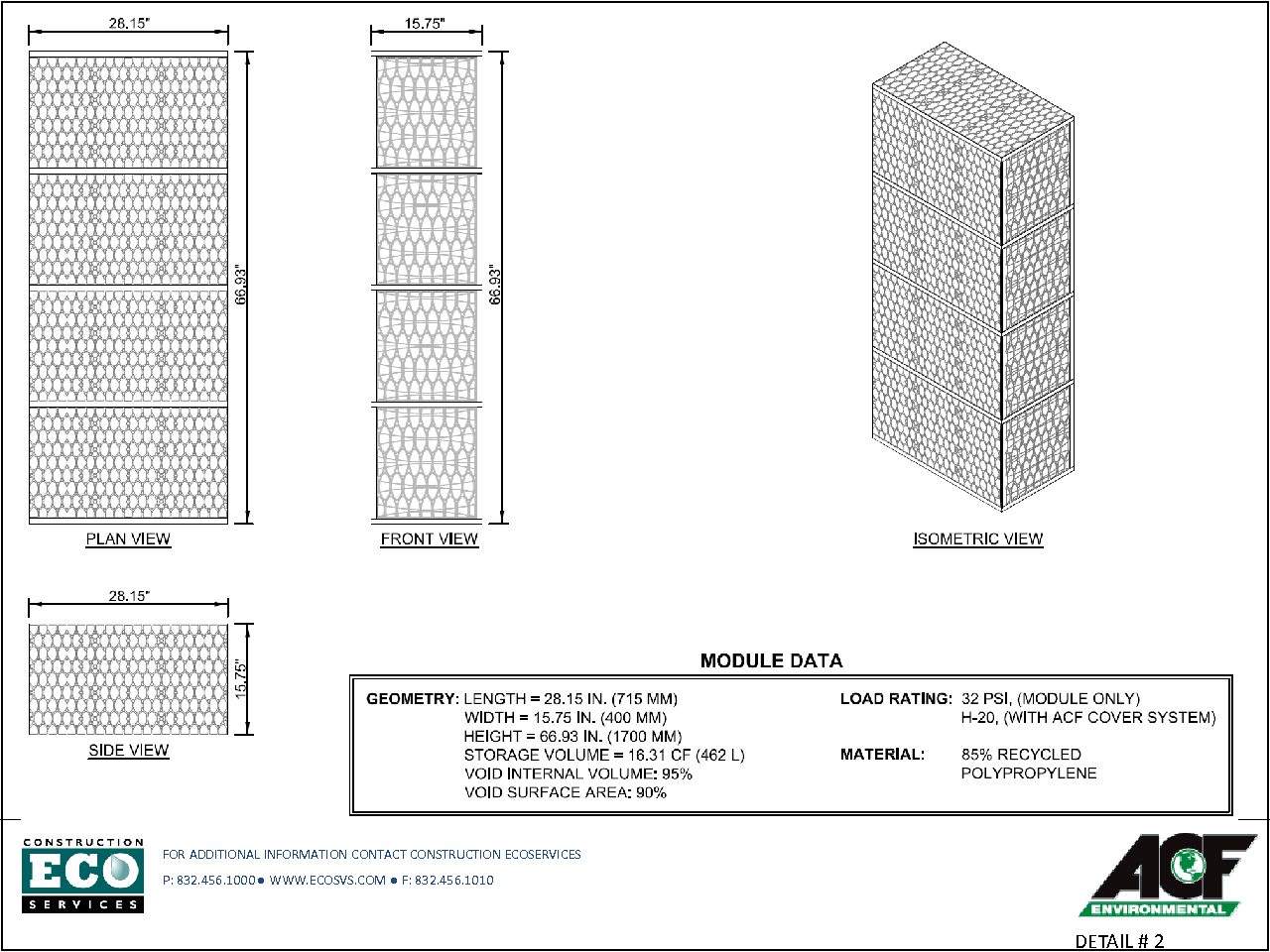 r-tank_detail_drawing_detention_quad_module | Construction EcoServices
